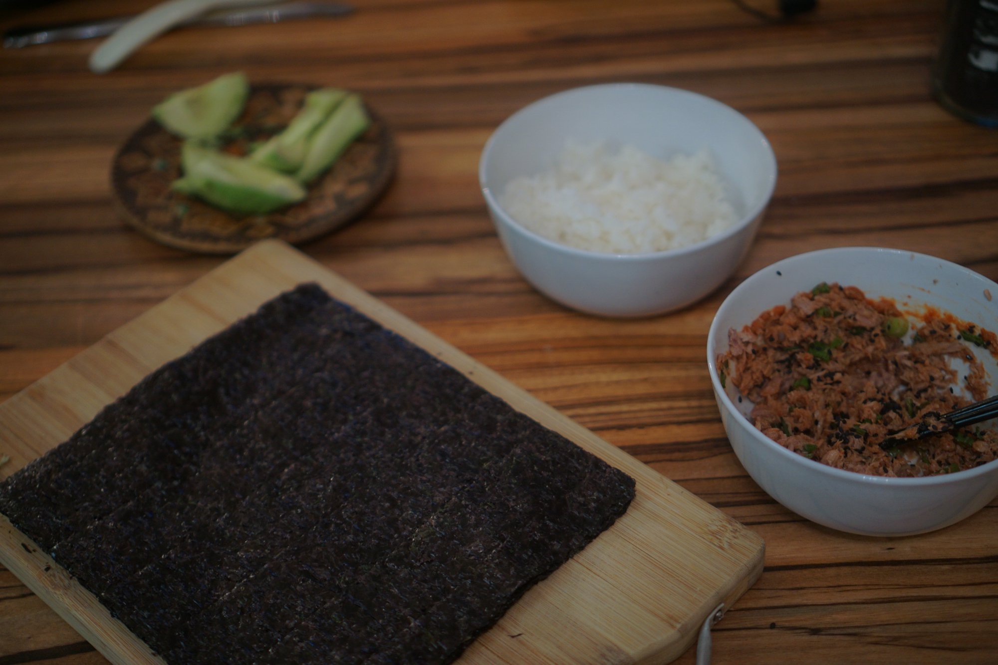 How to Make Spicy Tuna Temaki (Spicy Tuna Hand Rolls)